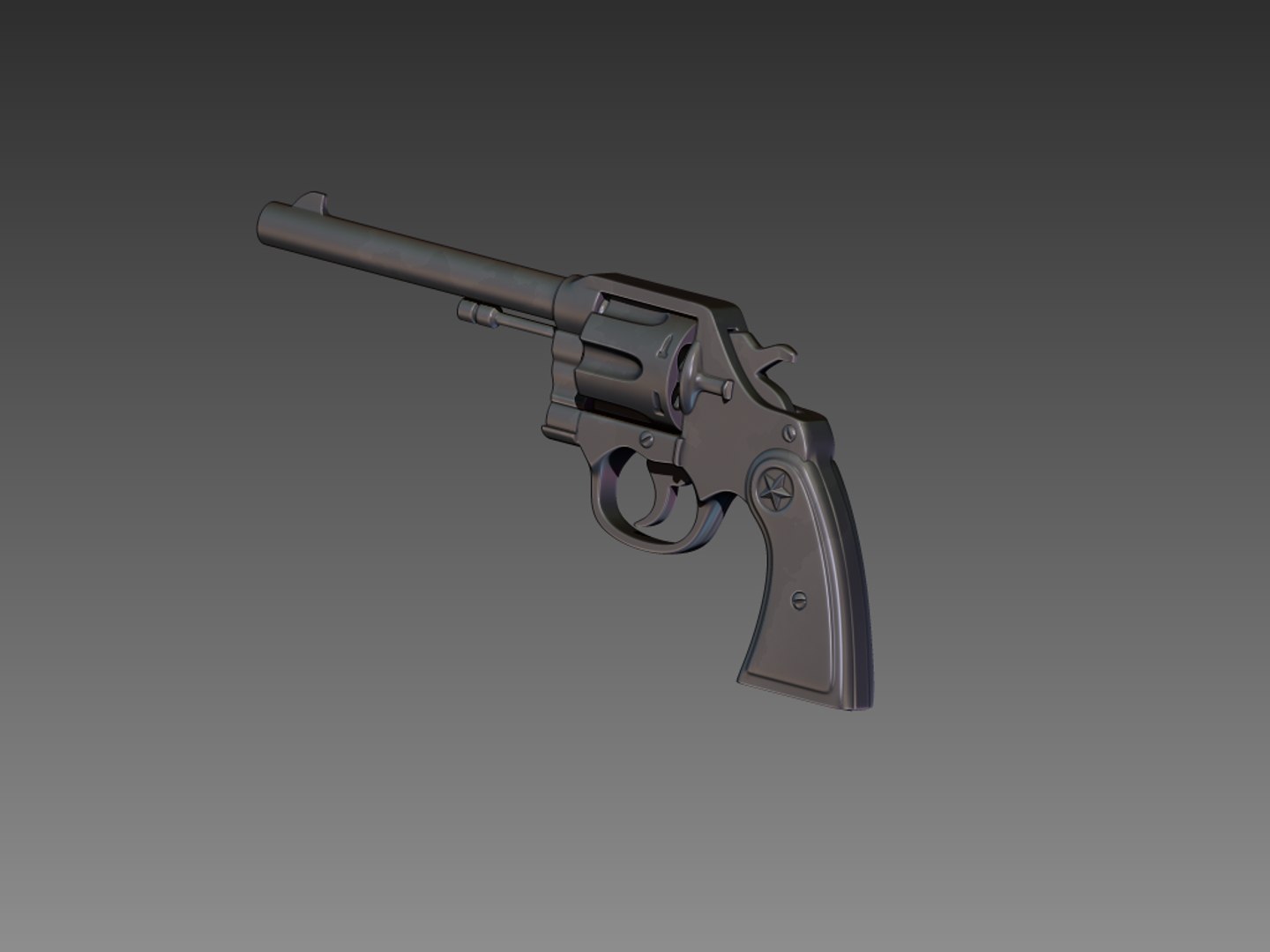 3d Model Big Gun