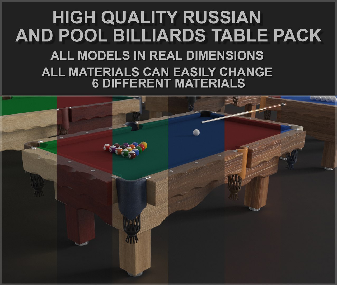 3d pool russian billiards tables