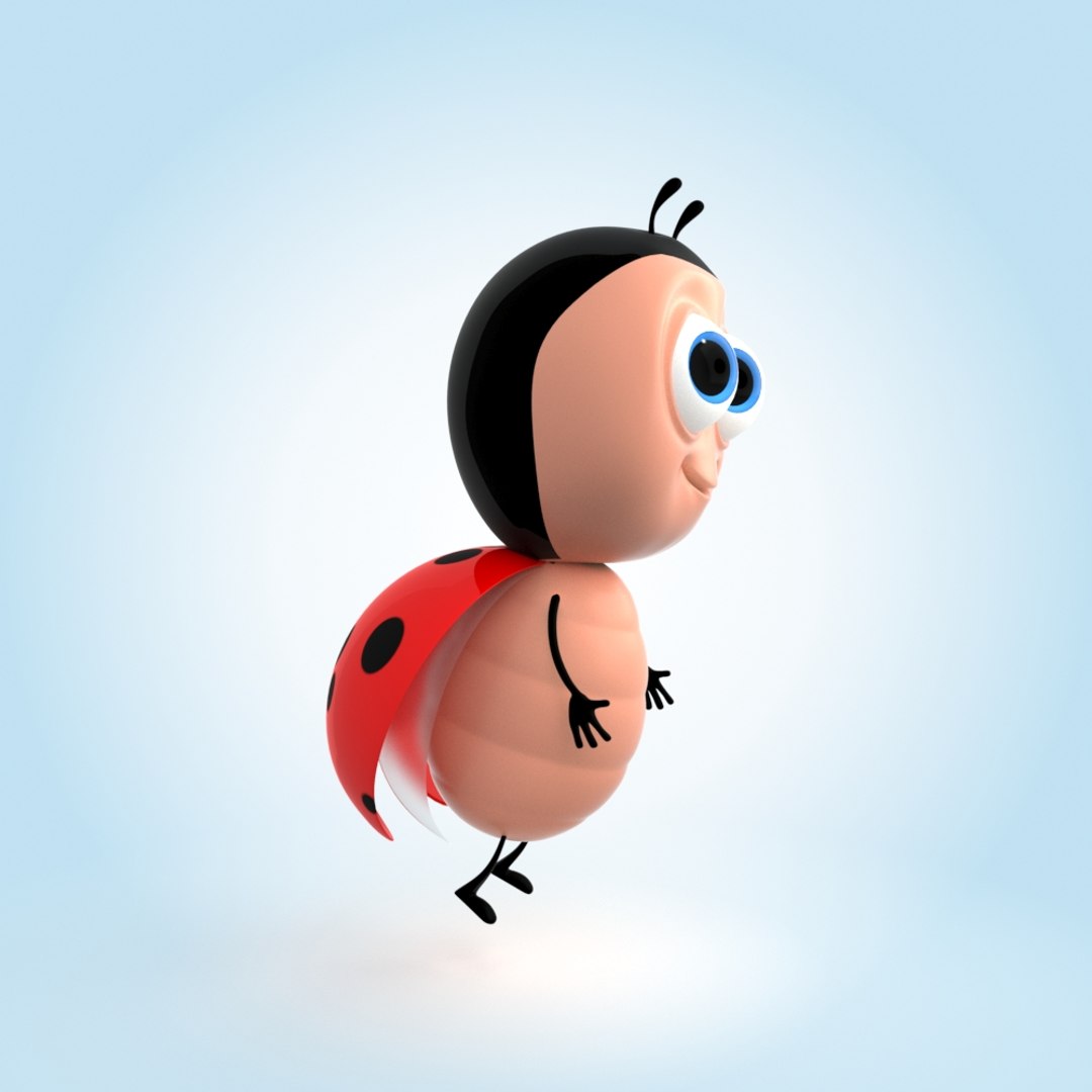 3D Ladybug - TurboSquid 1810561