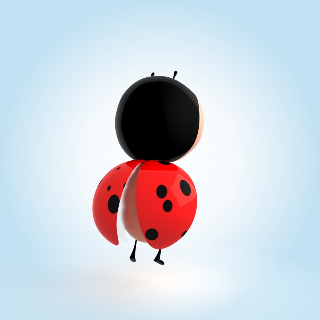 3D Ladybug - TurboSquid 1810561