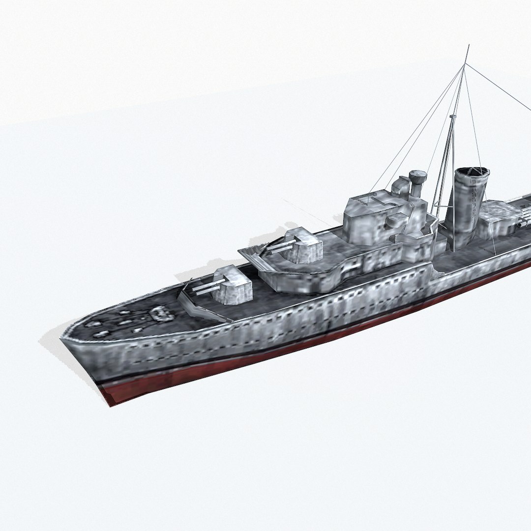 Grom-class Destroyers Groms 3d 3ds