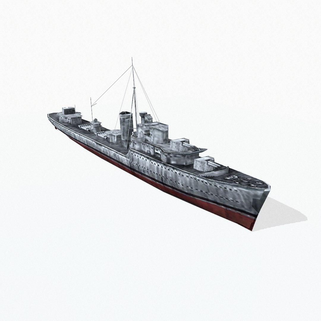 Grom-class Destroyers Groms 3d 3ds
