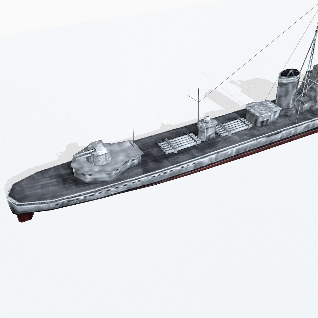Grom-class Destroyers Groms 3d 3ds