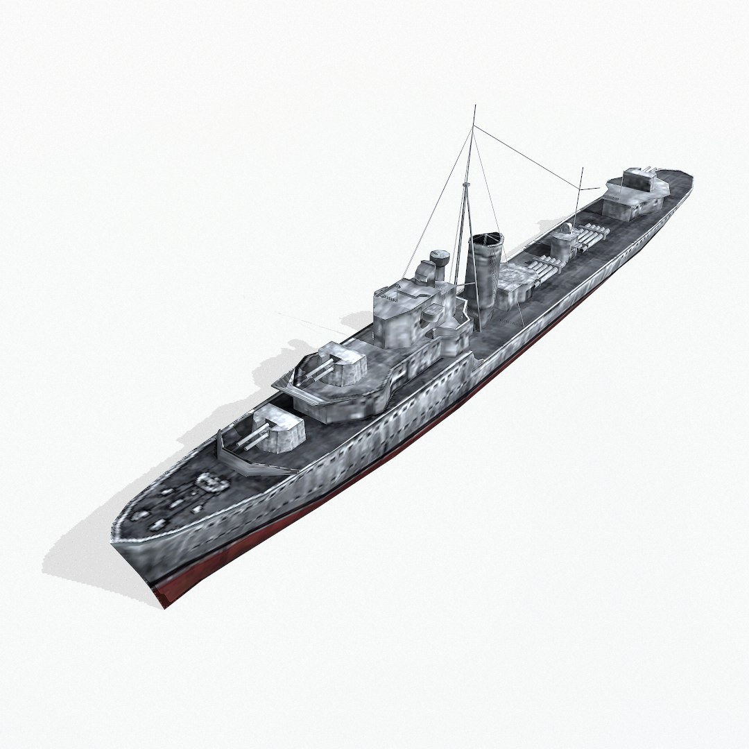 Grom-class Destroyers Groms 3d 3ds