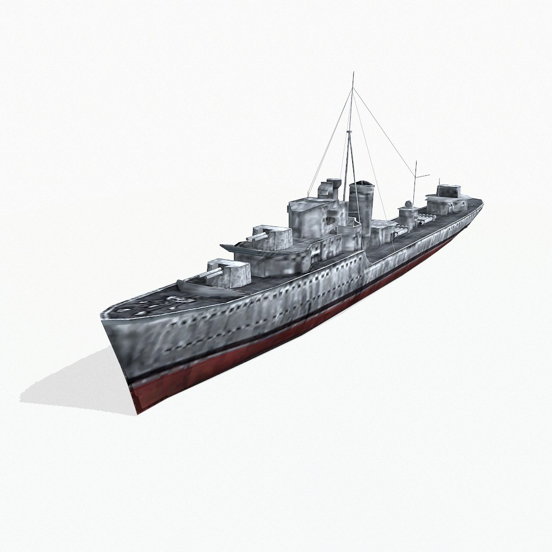 Grom-class Destroyers Groms 3d 3ds