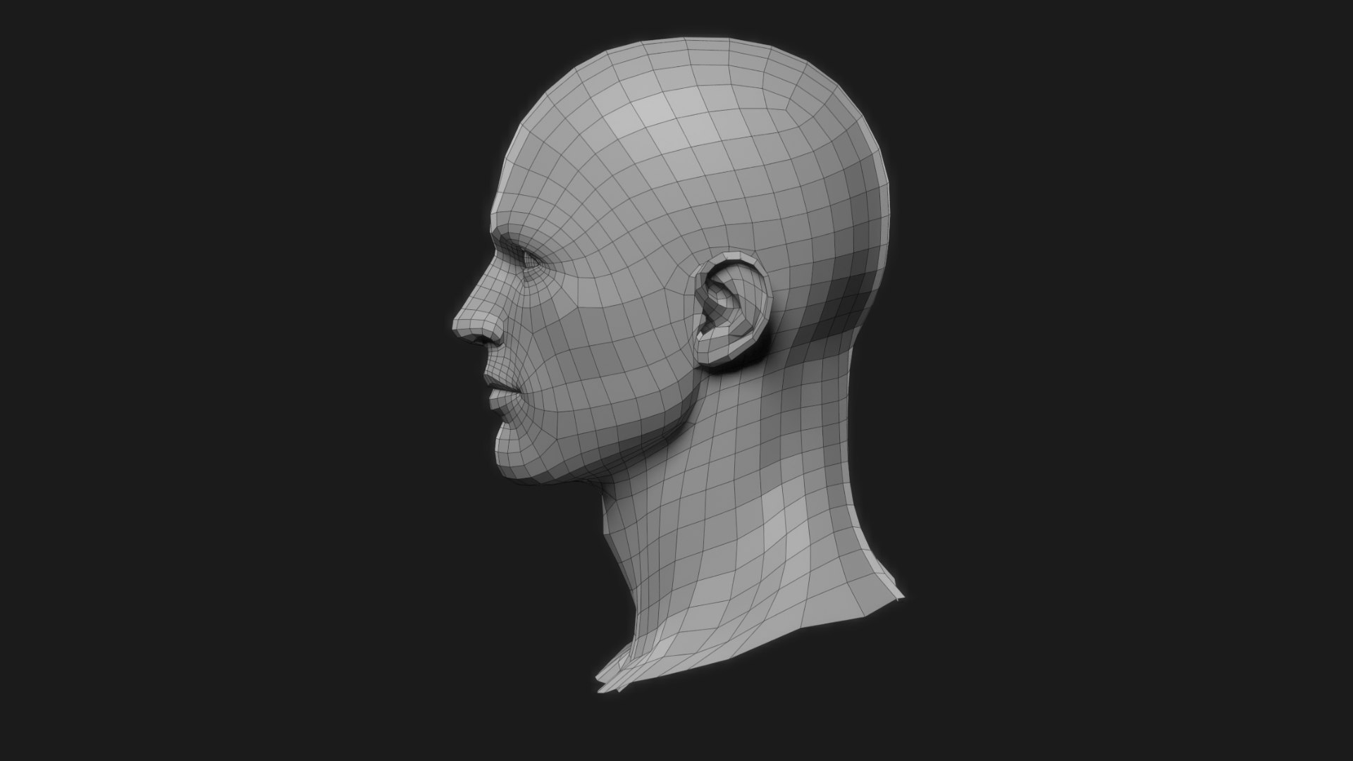 3D Realistic Low Poly Man Head - TurboSquid 2014793