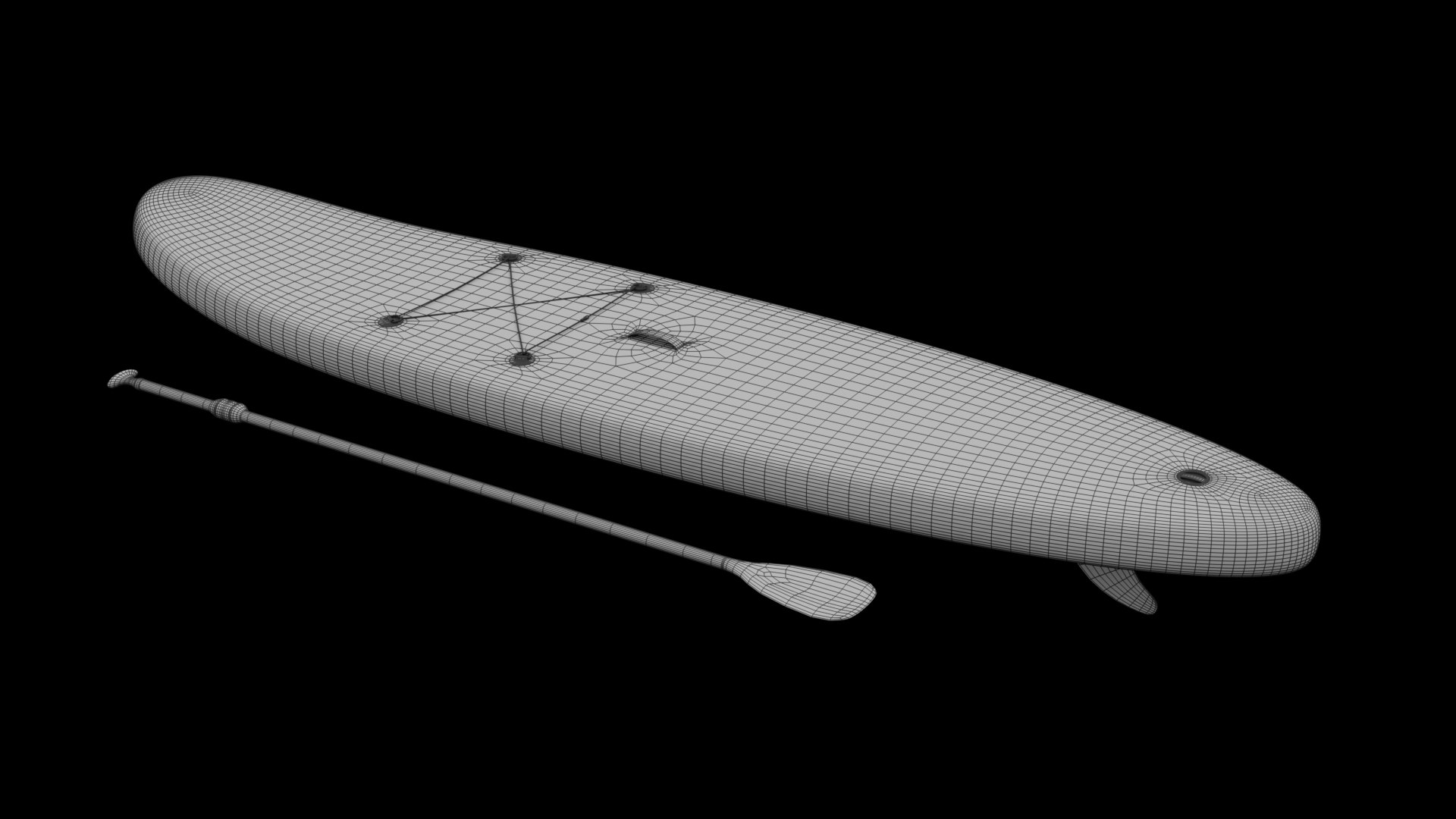 3D SUP Board PBR - TurboSquid 2340356