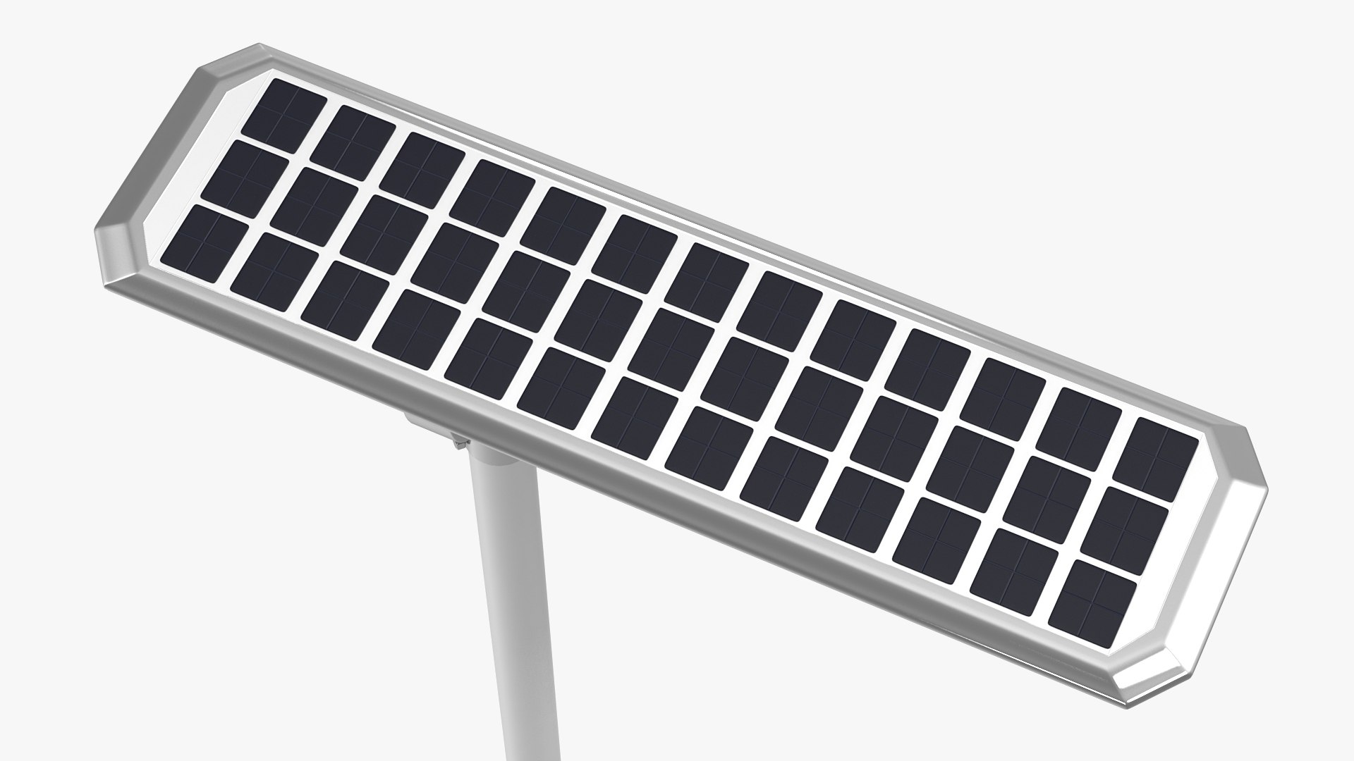 Solar garden light post 3D model - TurboSquid 1608825