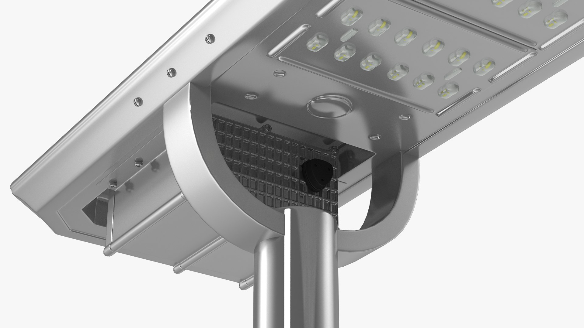 Solar garden light post 3D model - TurboSquid 1608825