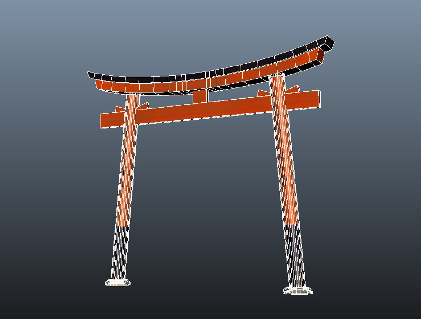 Torii Structural Wooden Model - TurboSquid 1192885