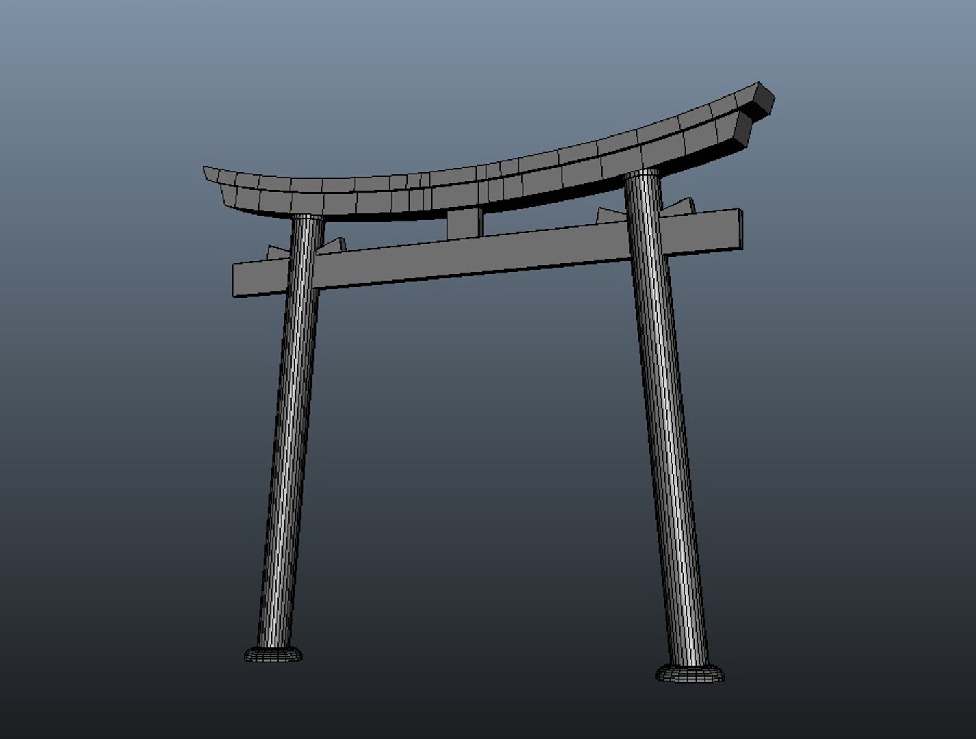 Torii Structural Wooden Model - TurboSquid 1192885