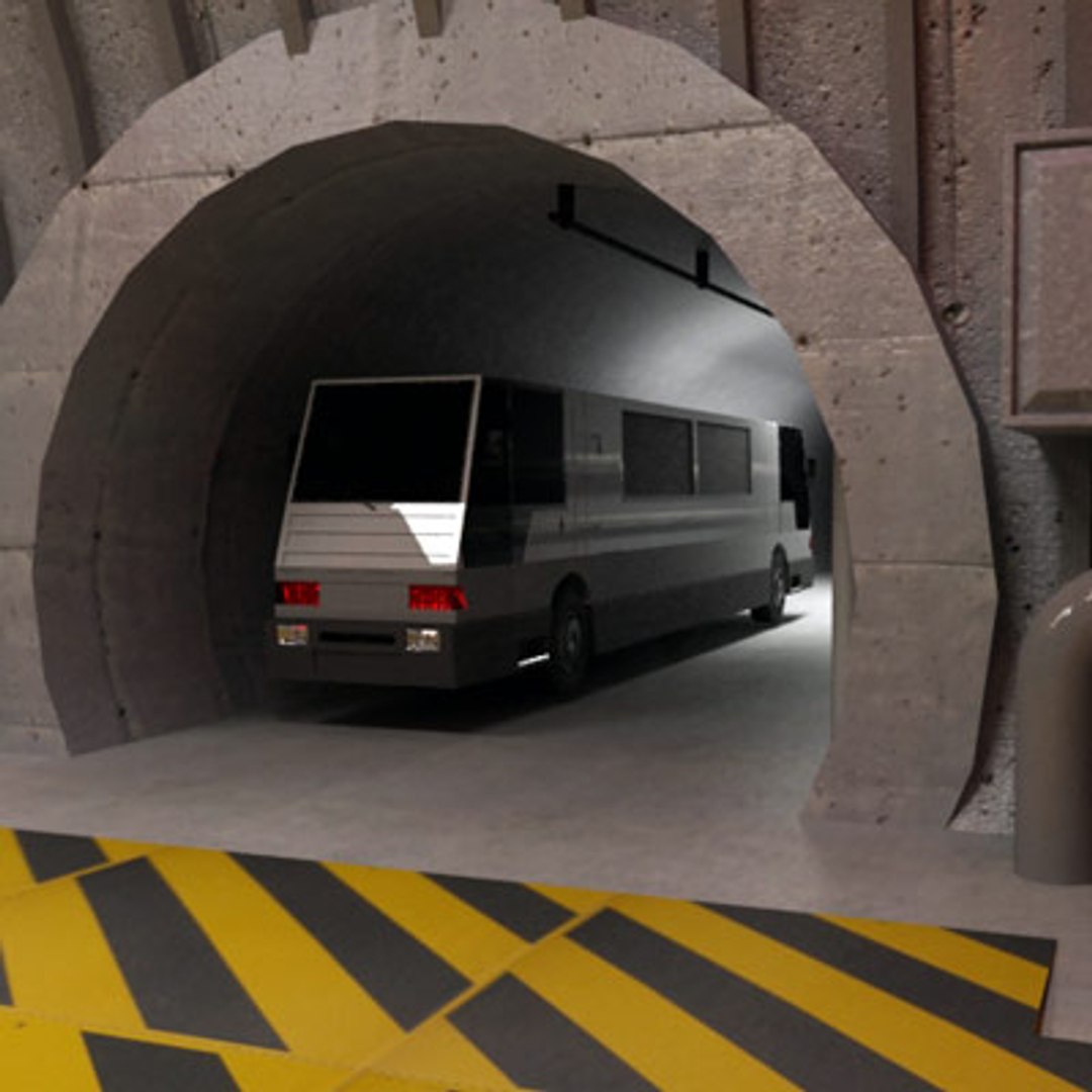 Channel Tunnel Train Stts 3d Model