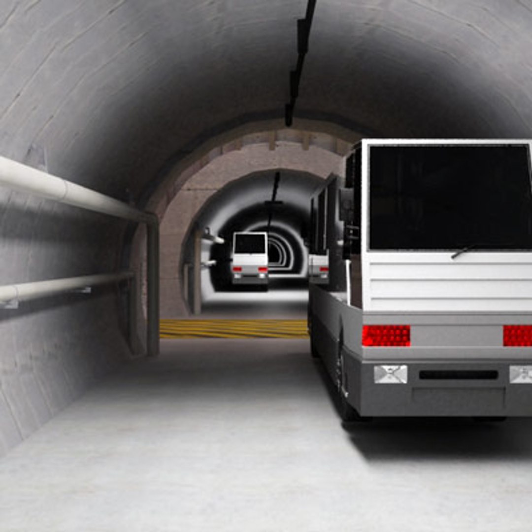 Channel Tunnel Train Stts 3d Model