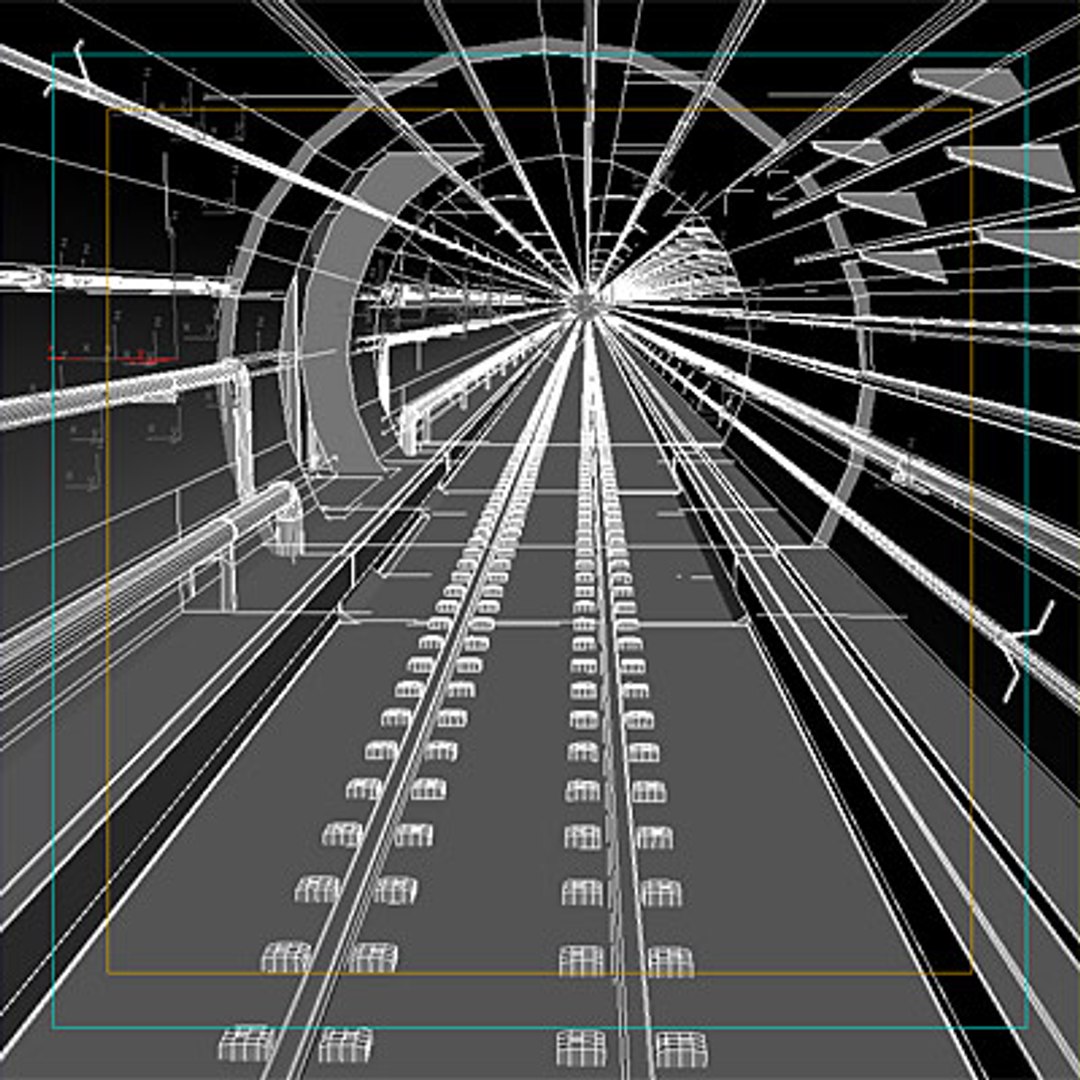 Channel Tunnel Train Stts 3d Model