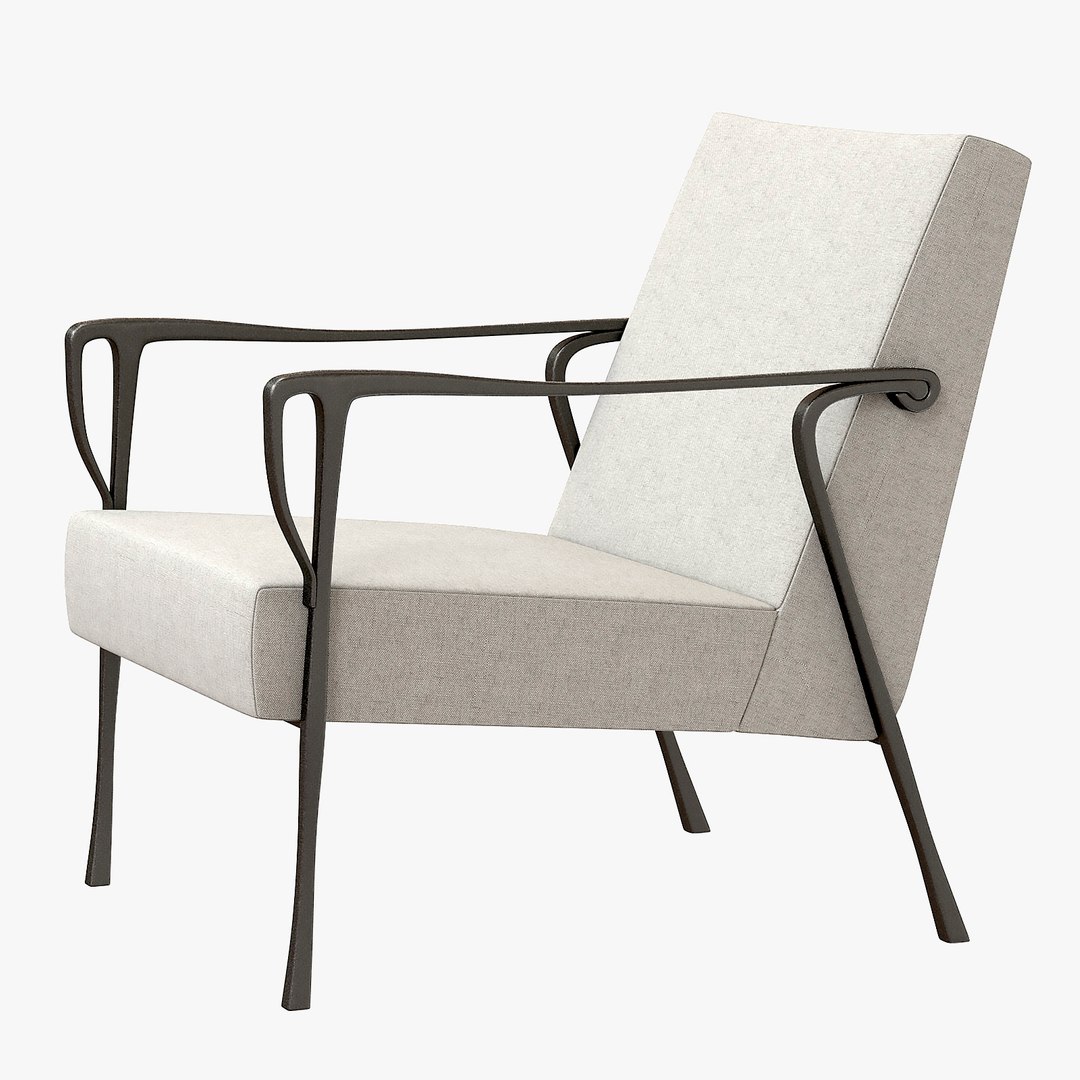 3D HOLLY HUNT Dublin Lounge Chair - TurboSquid 1977633