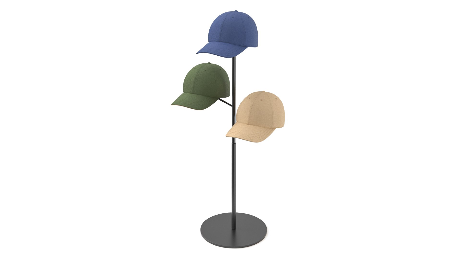 3D Hats Stand Display Collection - TurboSquid 2408024