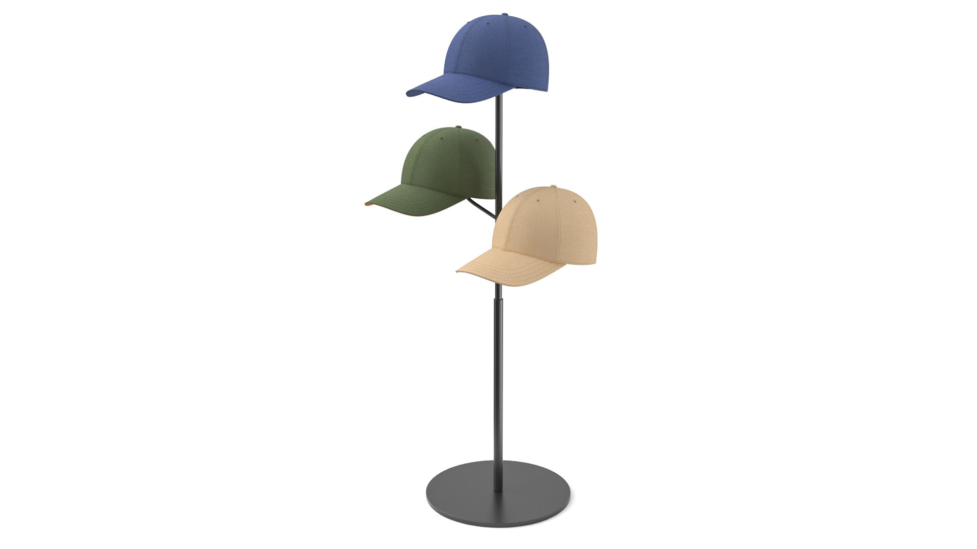3D Hats Stand Display Collection - TurboSquid 2408024