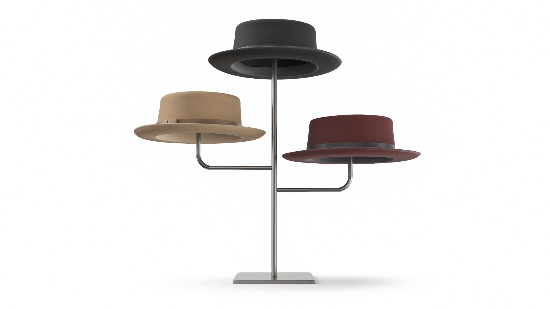 3D Hats Stand Display Collection - TurboSquid 2408024