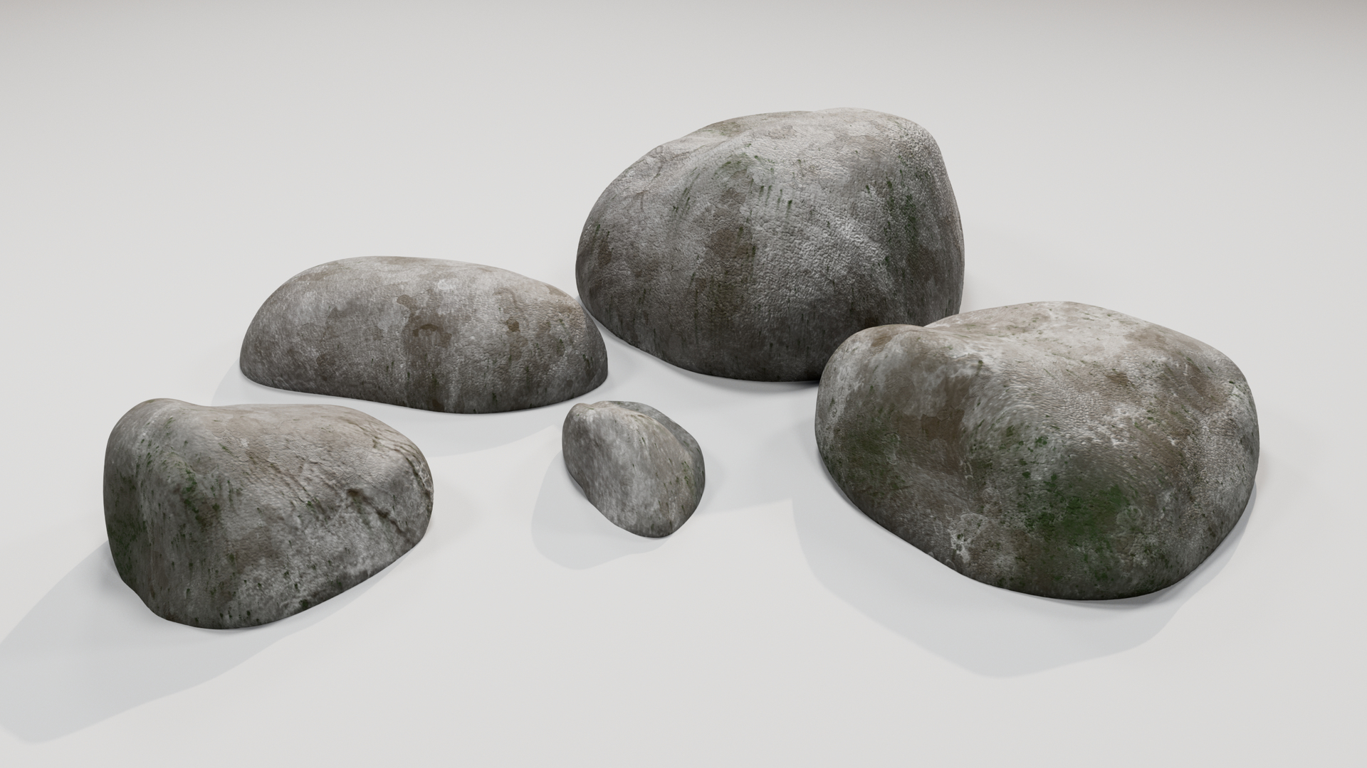3D Small River Rocks Pack Model - TurboSquid 2280510