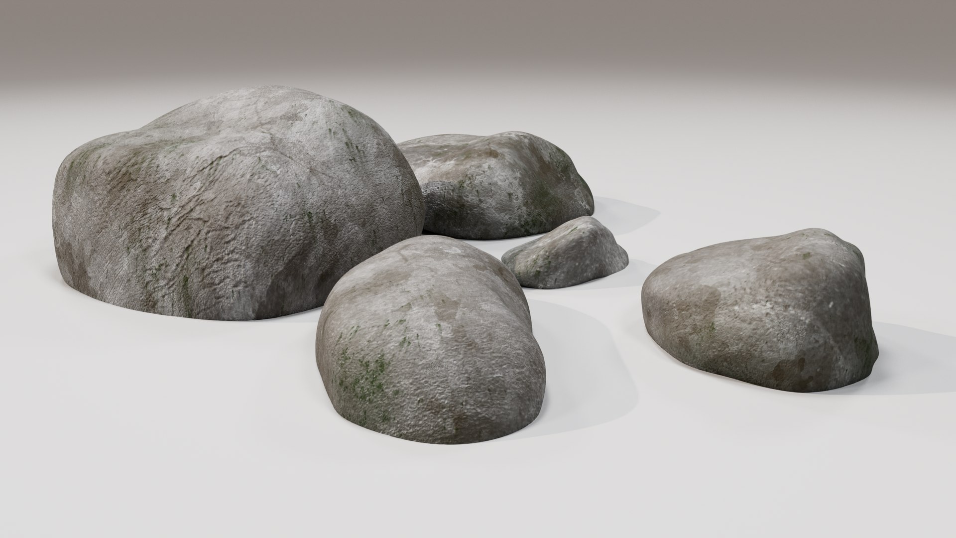 3D Small River Rocks Pack Model - TurboSquid 2280510