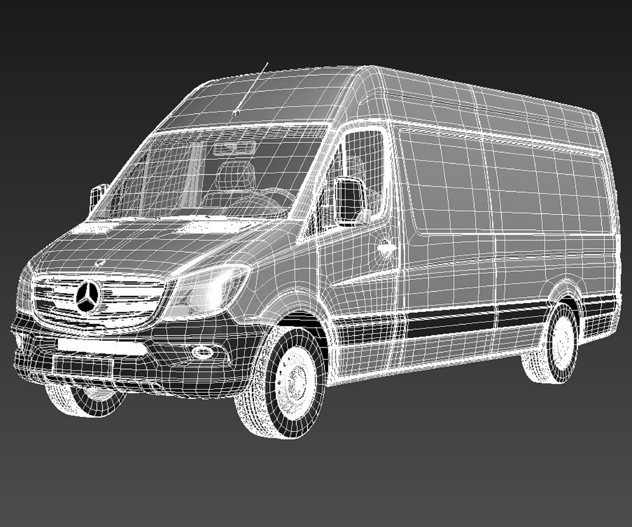 3d model 2013 2014 mercedes van