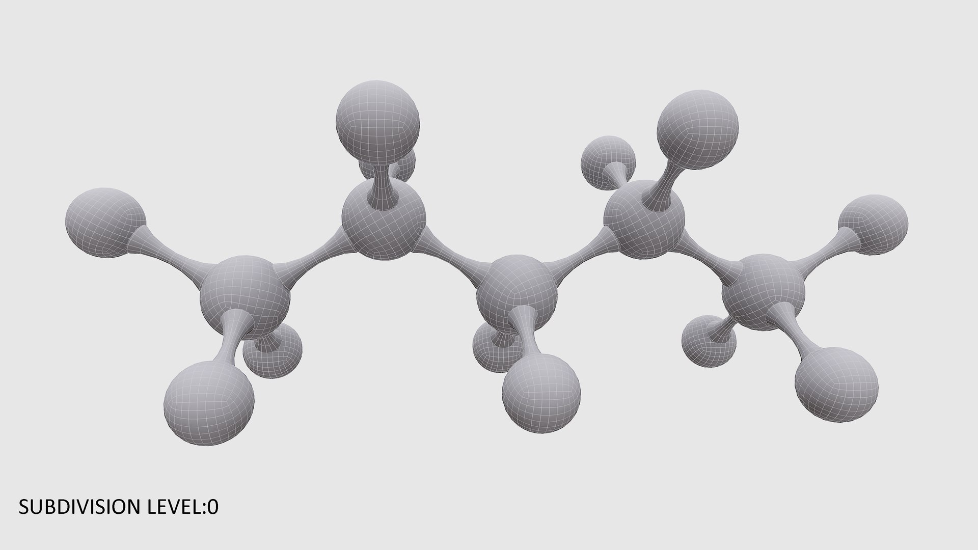 3D Model Pentane Molecule With PBR 4K 8K - TurboSquid 1945140