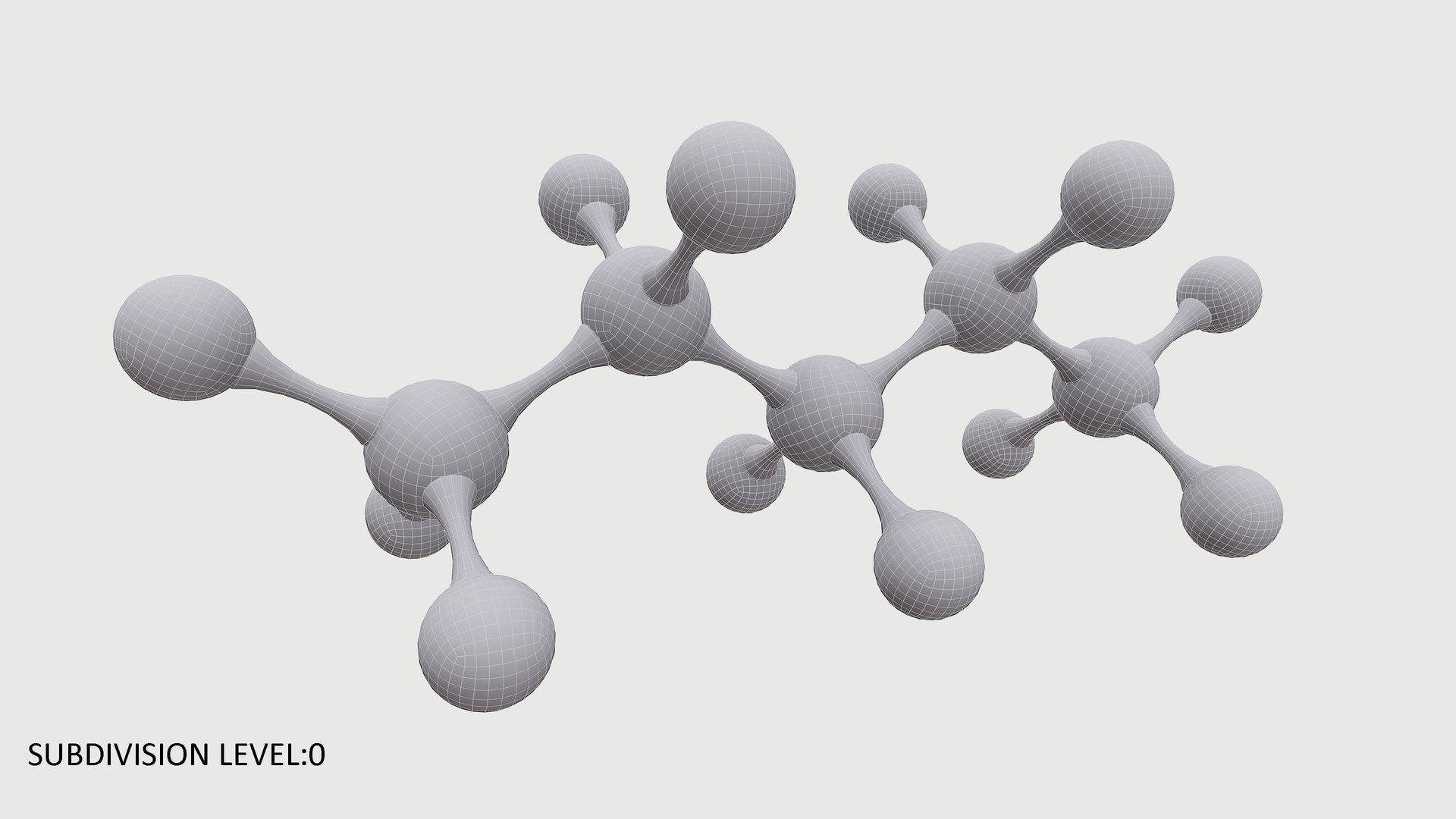 3D Model Pentane Molecule With PBR 4K 8K - TurboSquid 1945140