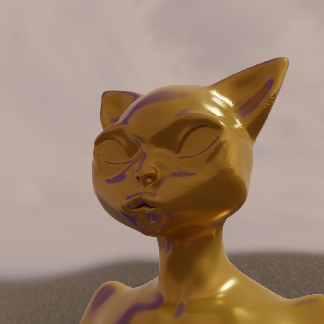 Cat Woman With Tail 3D Model - TurboSquid 2245559