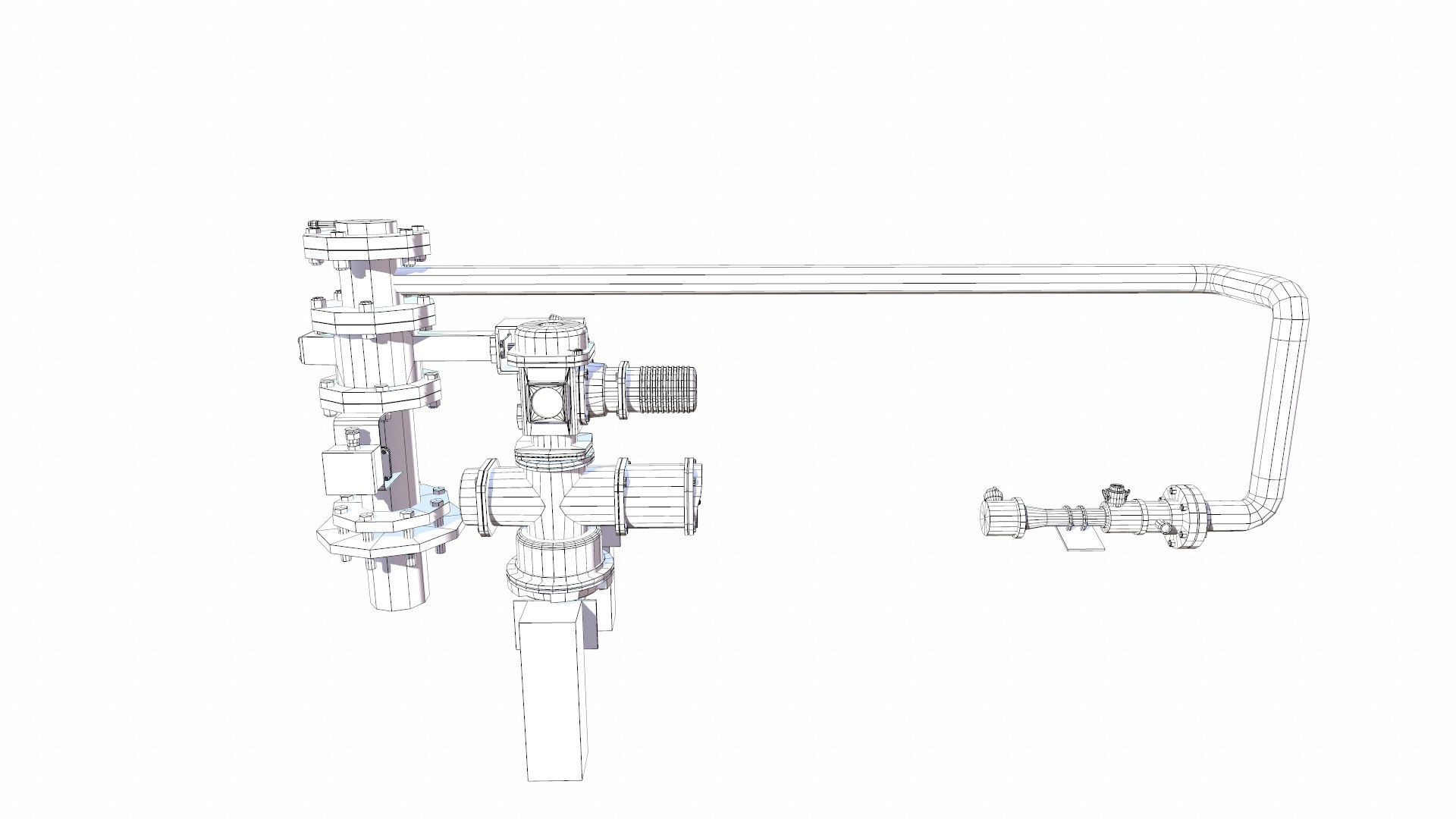 HVLR Pipe 3D Model - TurboSquid 2333942
