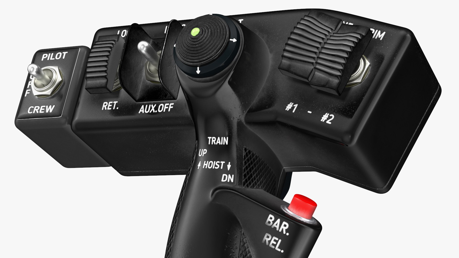 3D Helicopter Flight Control Stick - TurboSquid 1996839