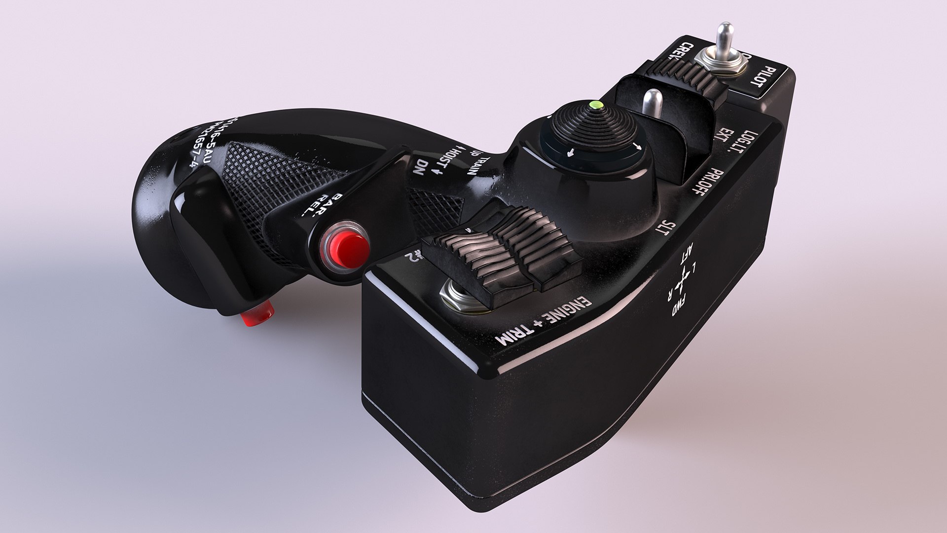 3D Helicopter Flight Control Stick - TurboSquid 1996839