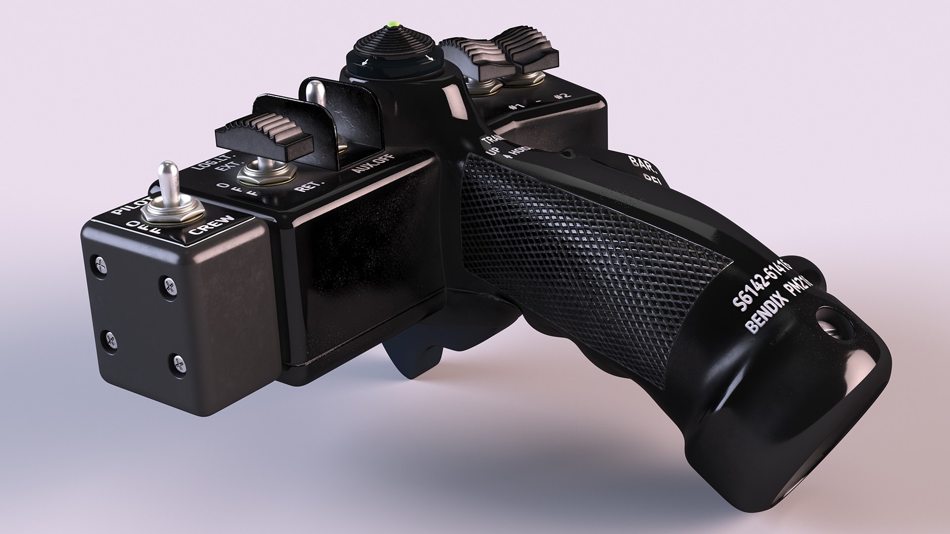 3D Helicopter Flight Control Stick - TurboSquid 1996839