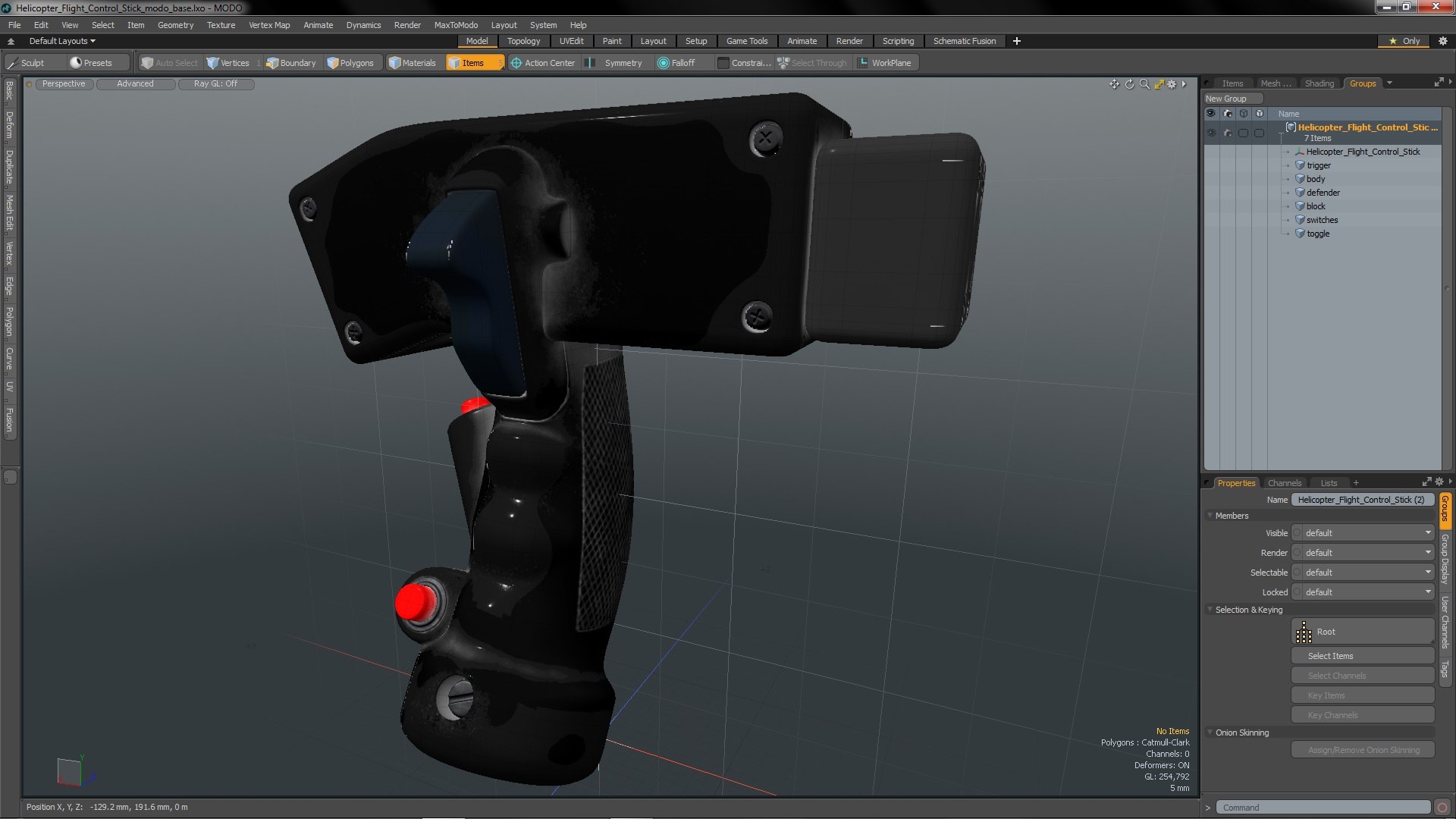 3D Helicopter Flight Control Stick - TurboSquid 1996839