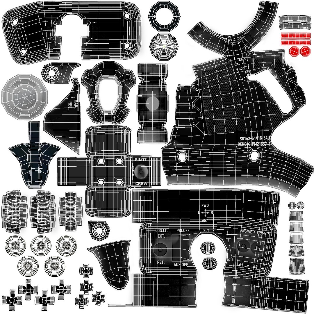 3D Helicopter Flight Control Stick - TurboSquid 1996839