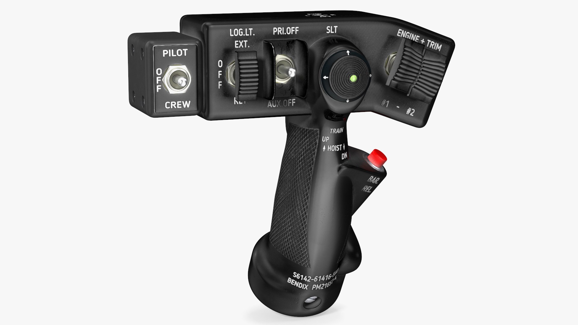 3D Helicopter Flight Control Stick - TurboSquid 1996839