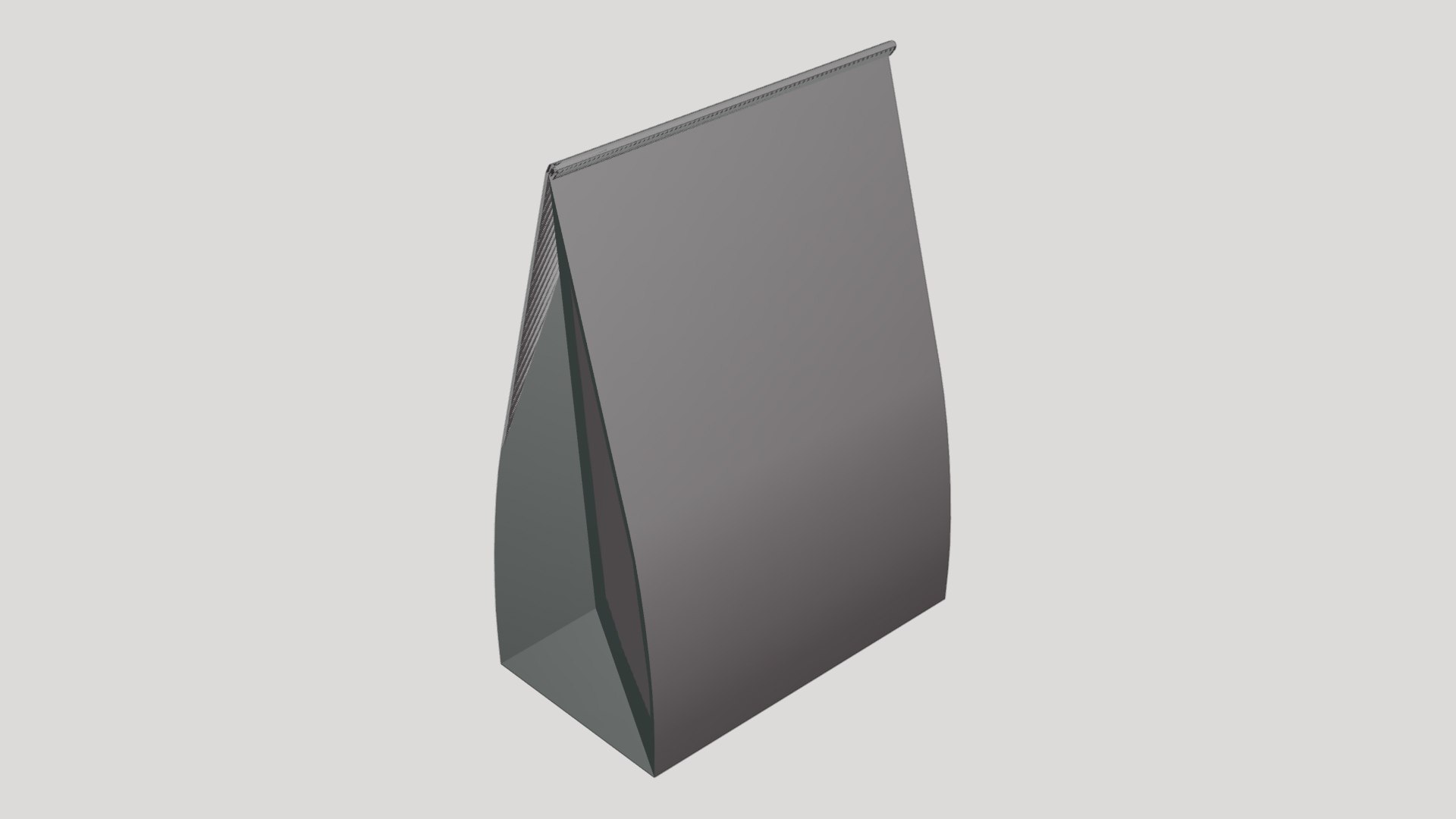 3D Paper Bag - Geometry Only No Textures No Materials - TurboSquid 2514800