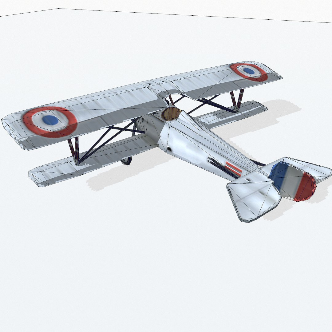 3d Nieuport 17 Fighter