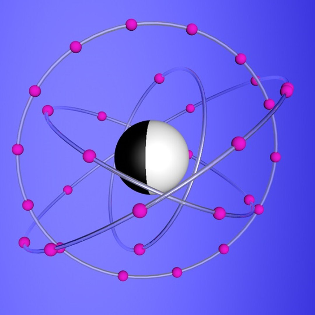 3D Atom Structure - TurboSquid 1386868