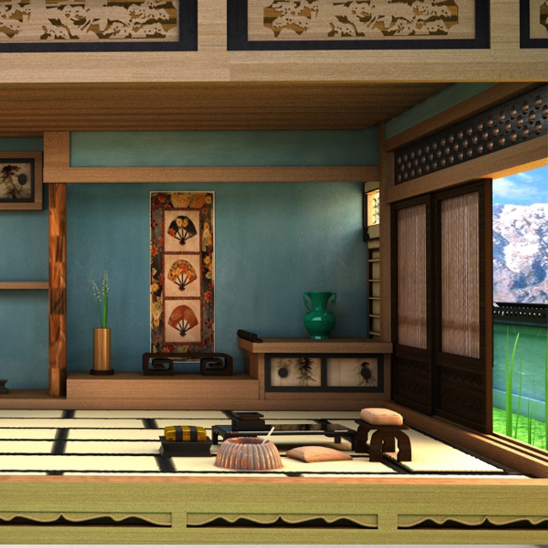 3d Interior Japanese Room