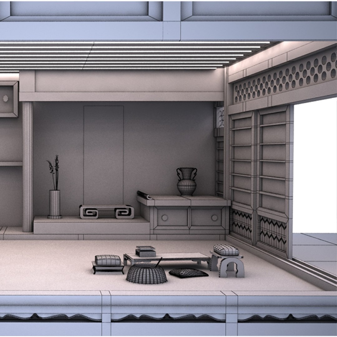 3d Interior Japanese Room