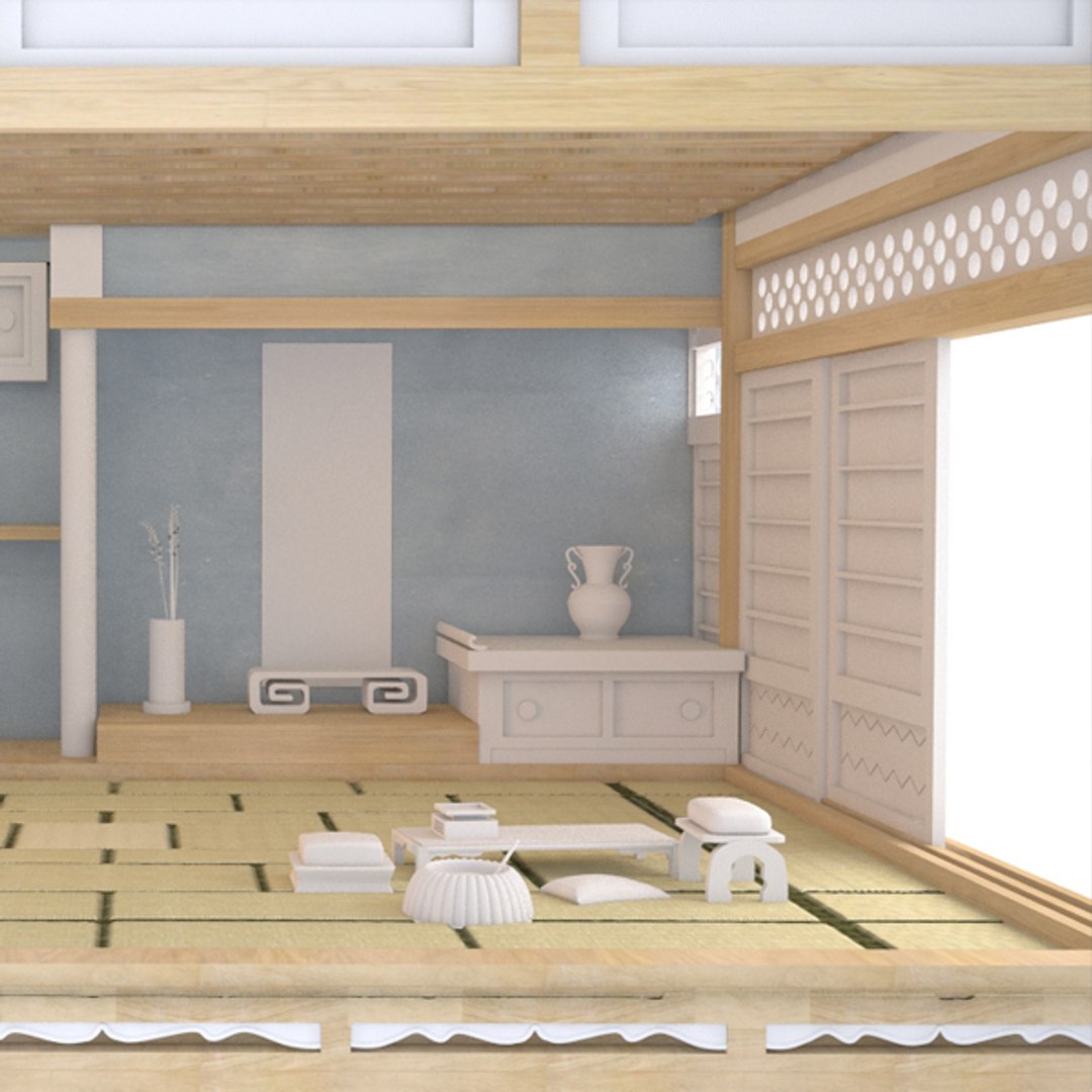 3d Interior Japanese Room