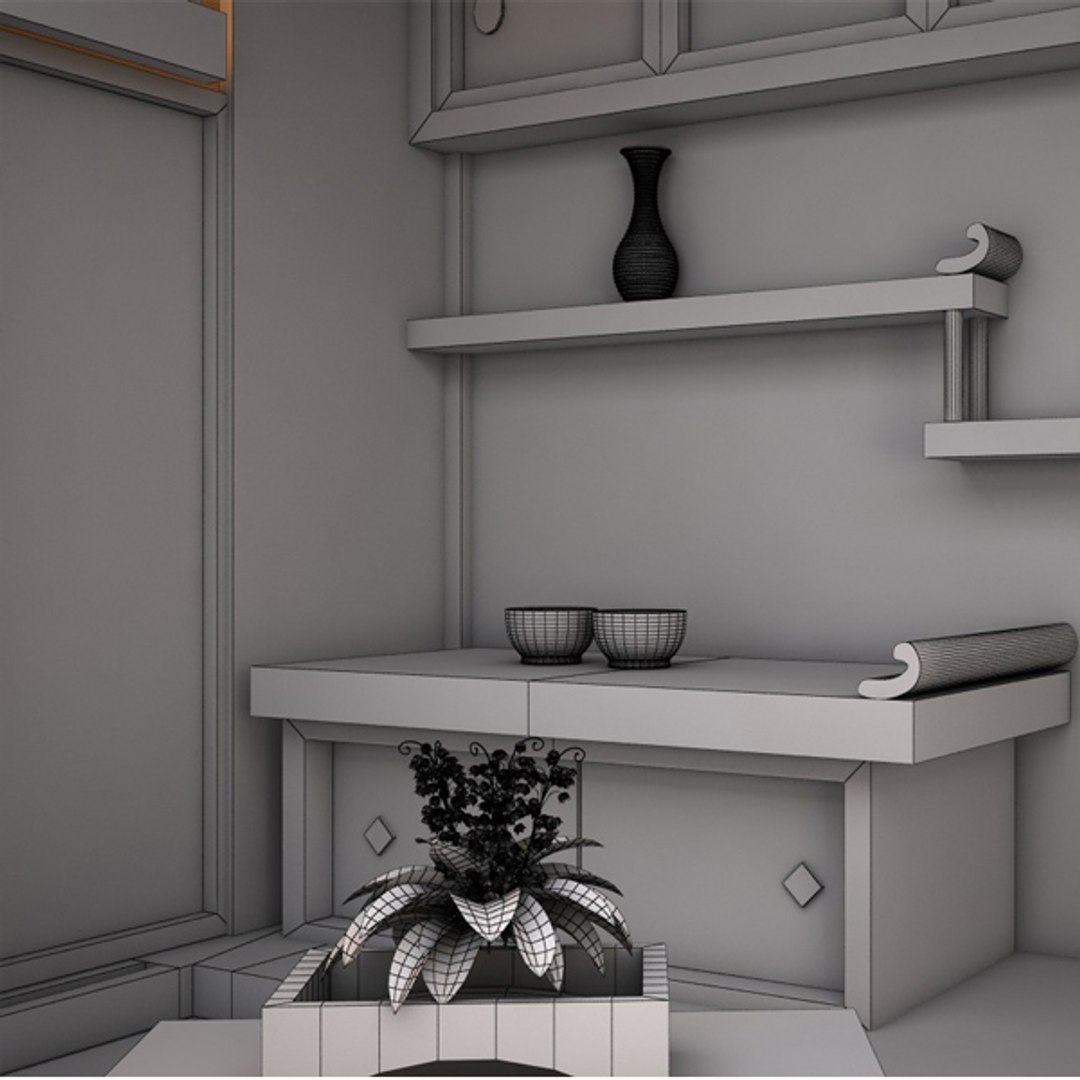 3d Interior Japanese Room