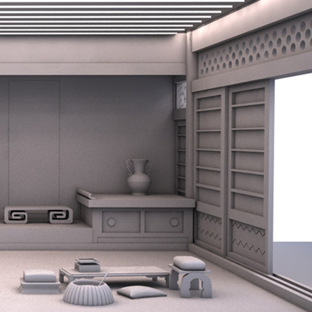 3d Interior Japanese Room