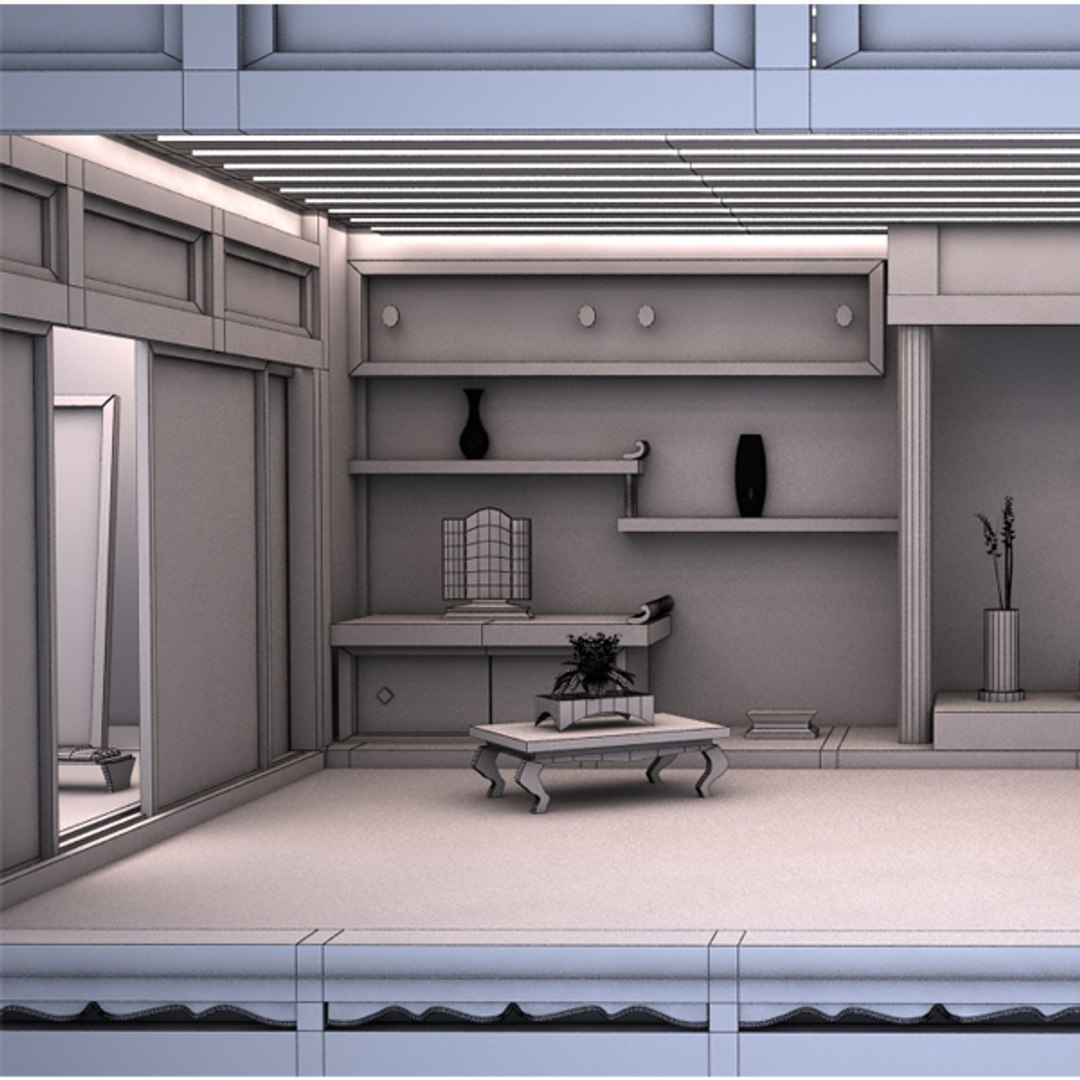 3d Interior Japanese Room