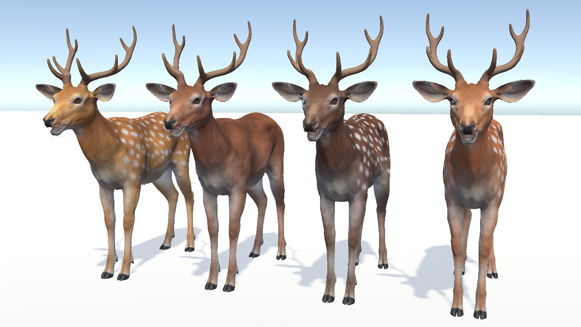 Deer - Stag Model - TurboSquid 2143628