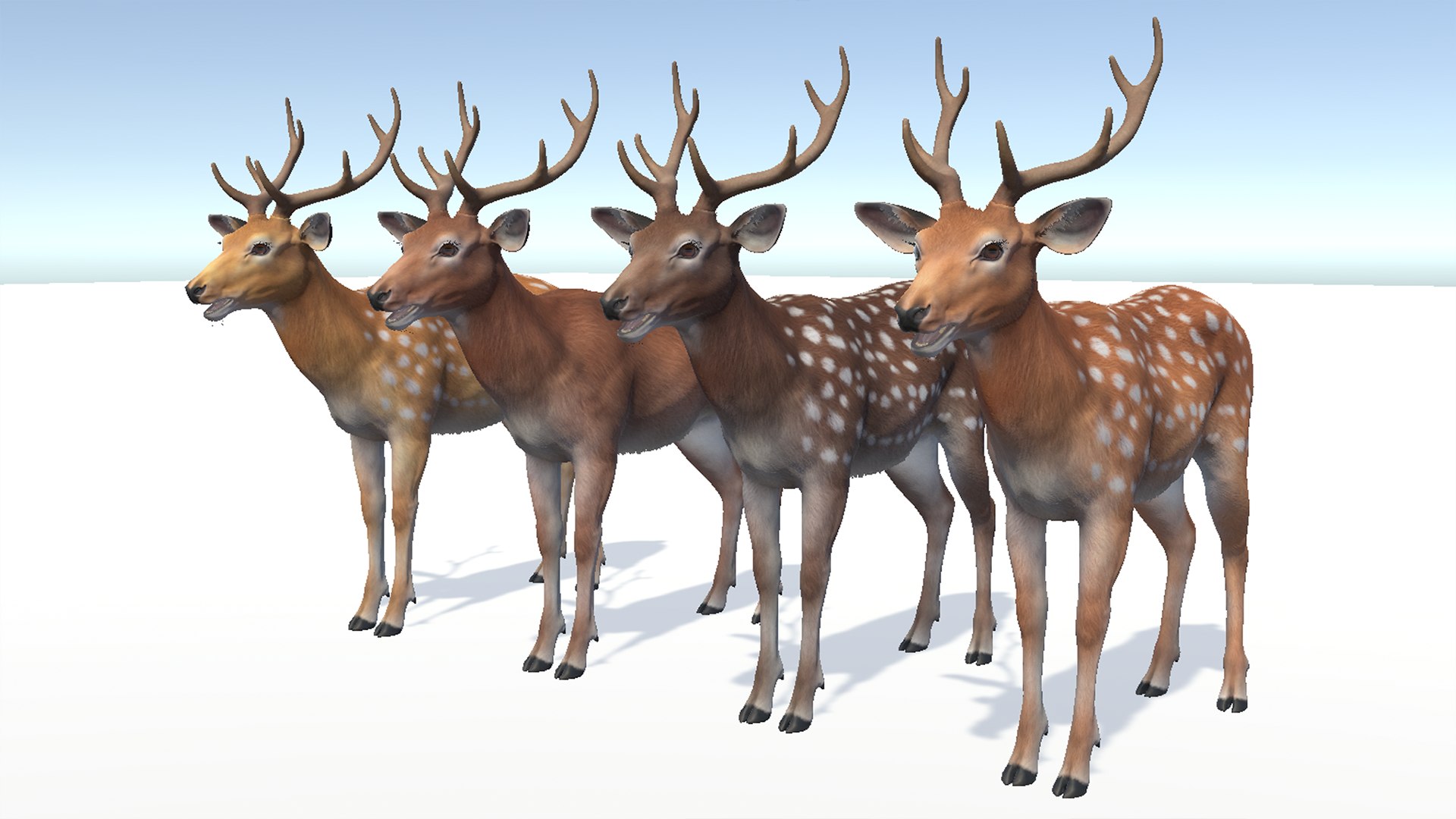 Deer - Stag Model - TurboSquid 2143628