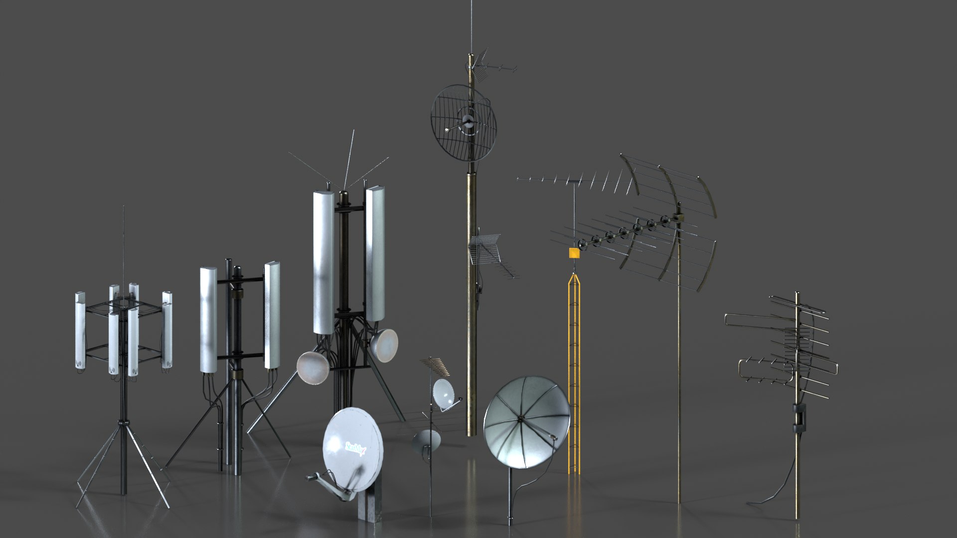 3D Model Antenna Pack - TurboSquid 2301067