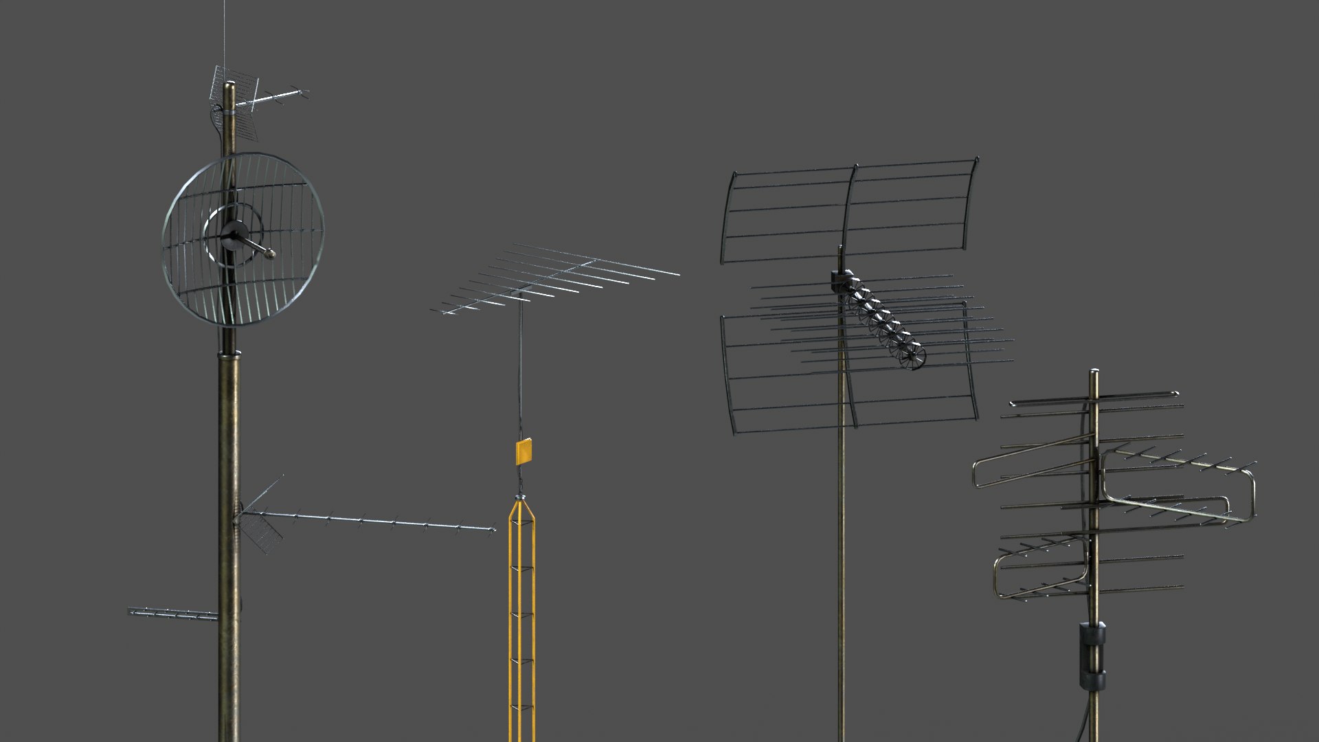3D Model Antenna Pack - TurboSquid 2301067