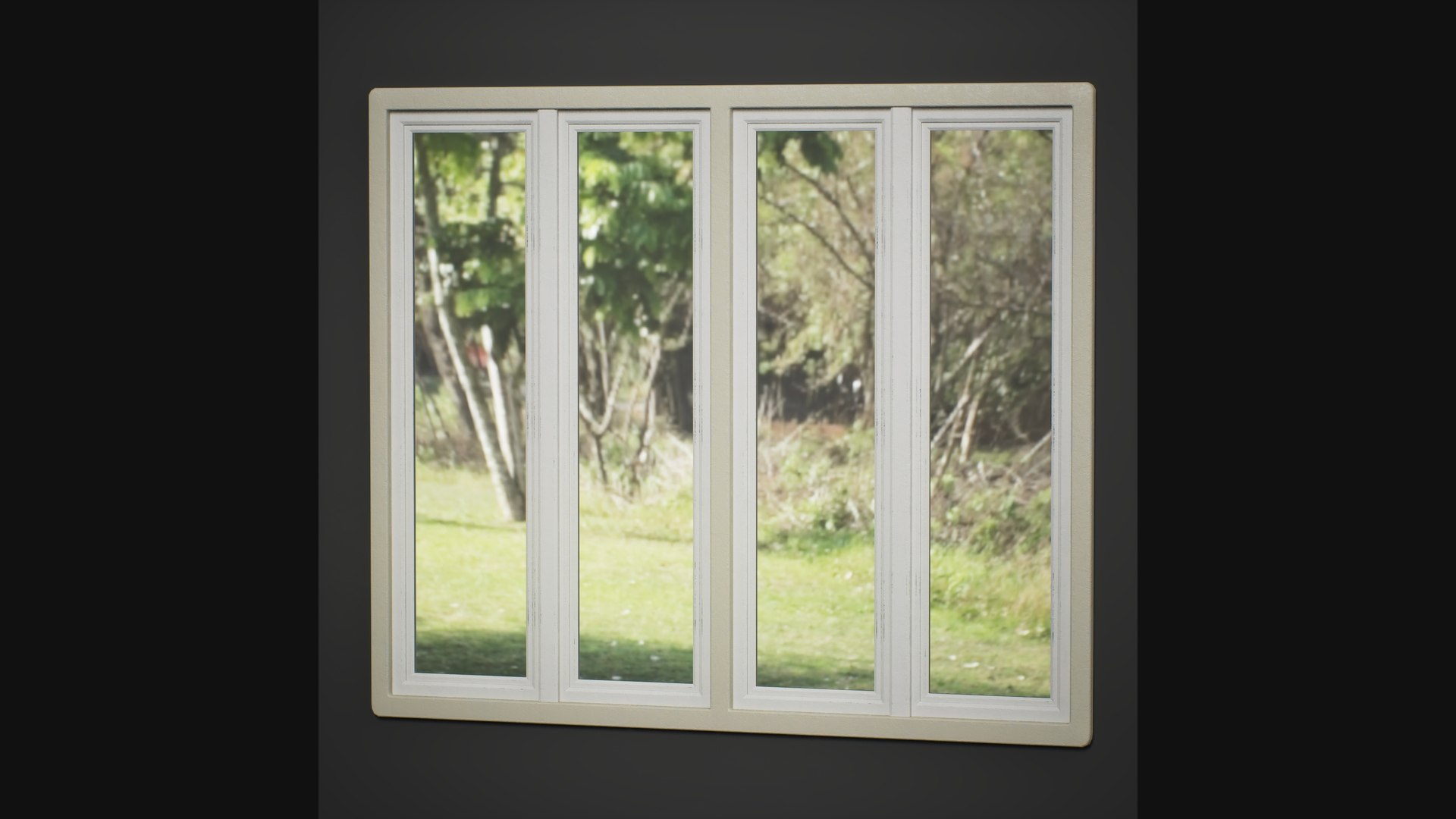 Double Window 3D Model - TurboSquid 2163533