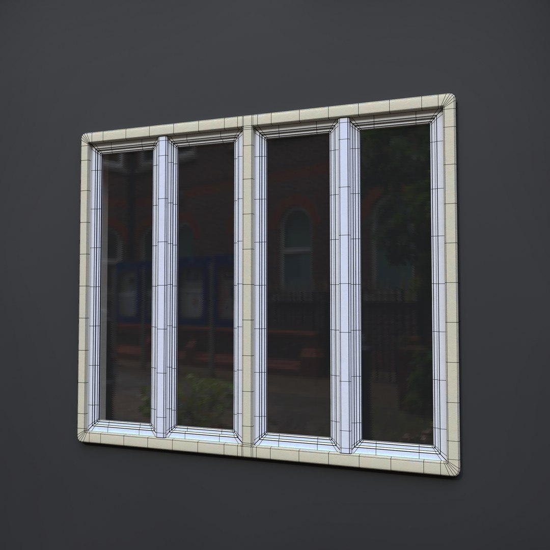 Double Window 3D Model - TurboSquid 2163533